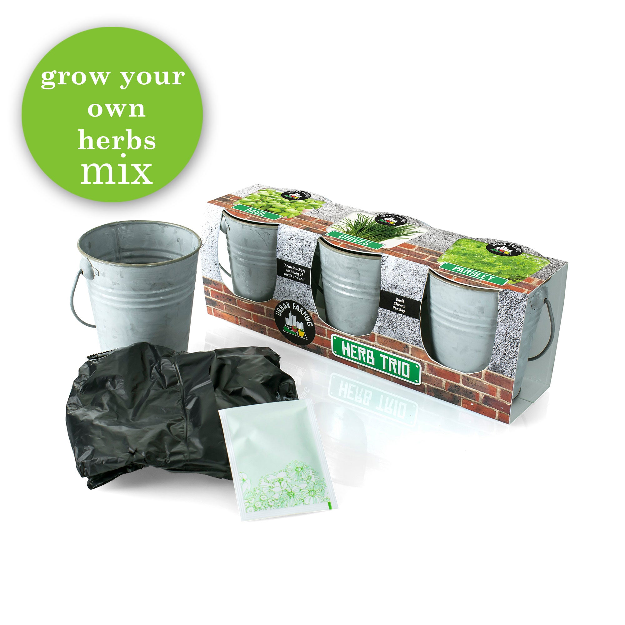 Buy Mix of herbs in metal buckets | Bakker.com