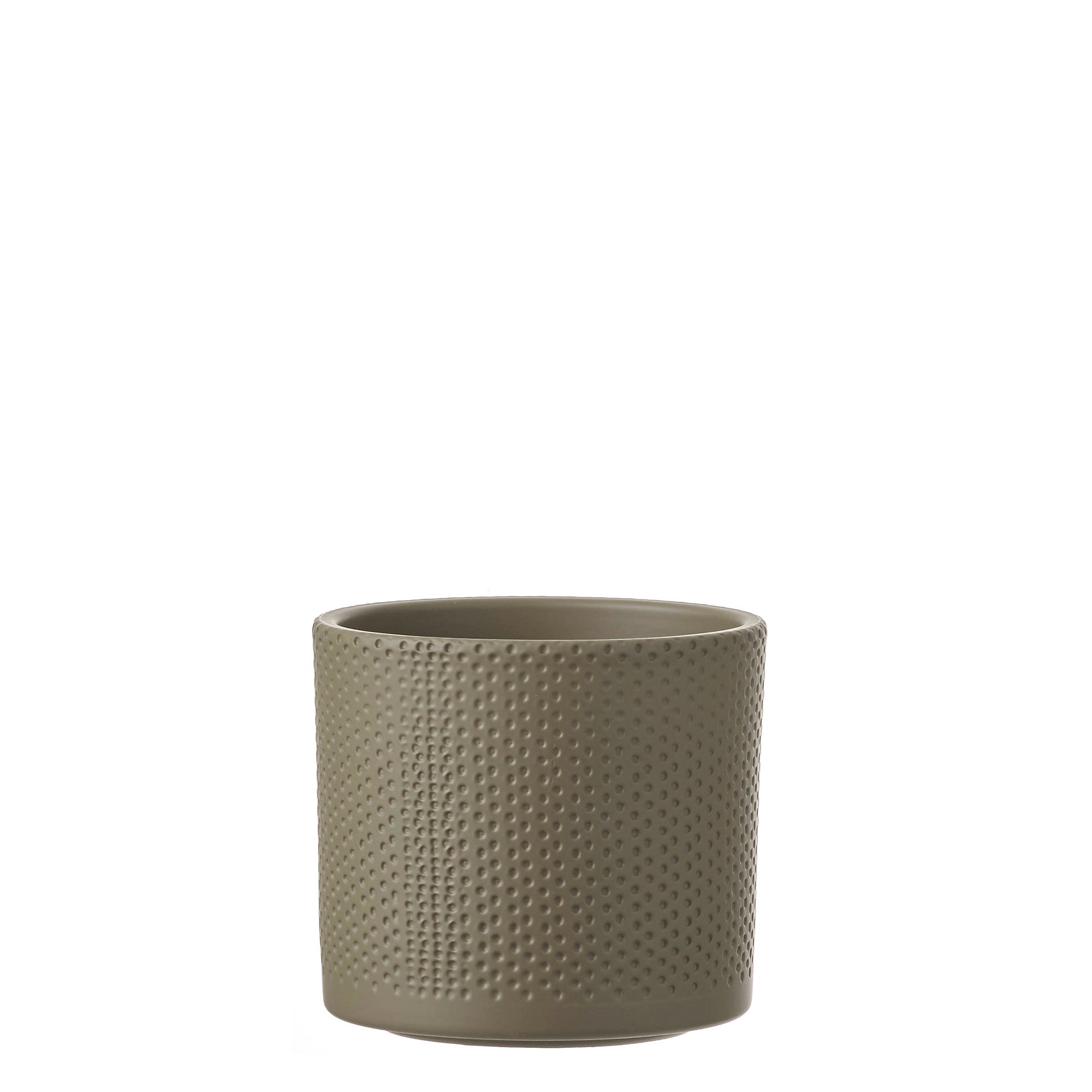 Buy Mica flower pot Era round green relief- Indoor pot | Bakker.com