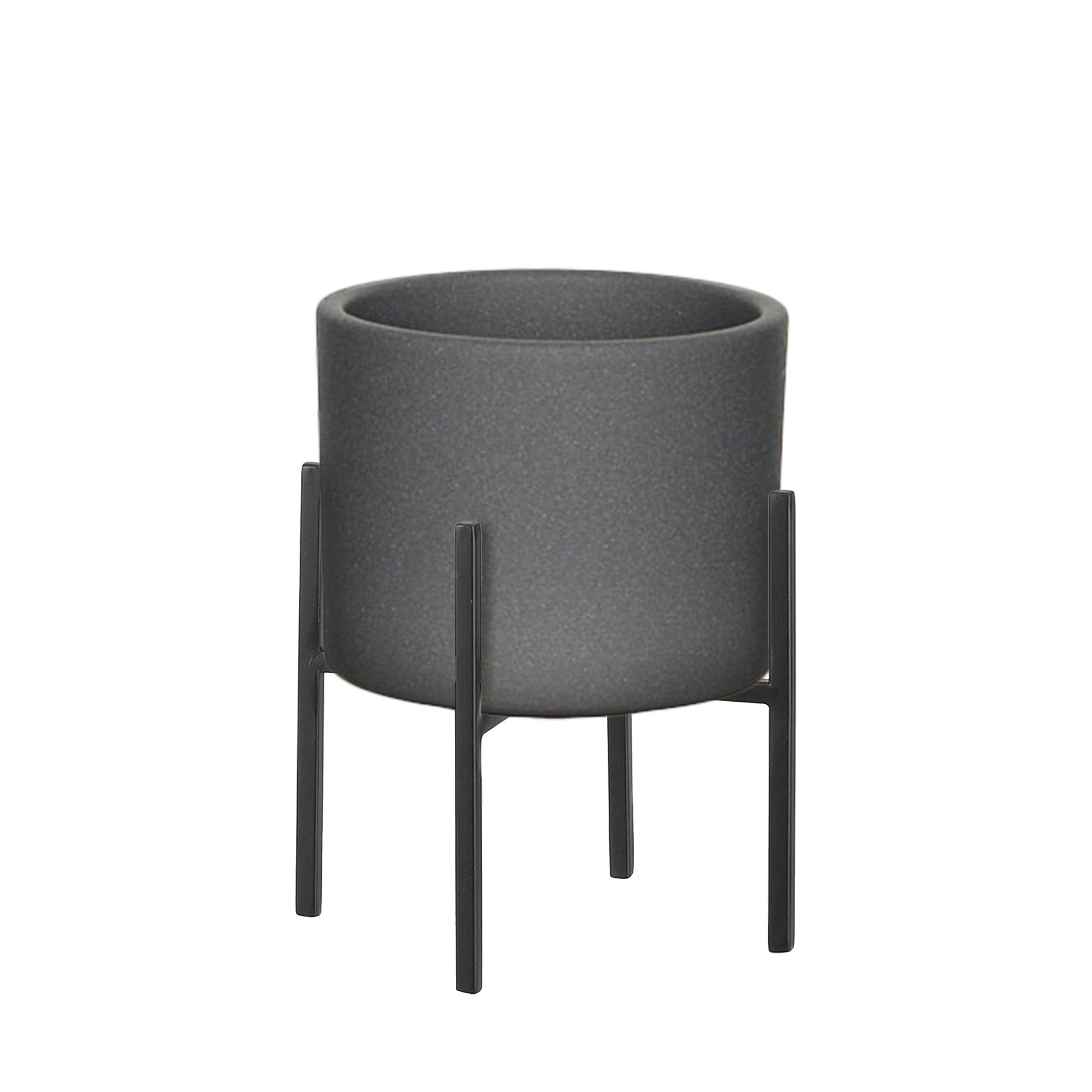 Buy Mica Decorations flower pot Era round - Indoor pot grey including ...