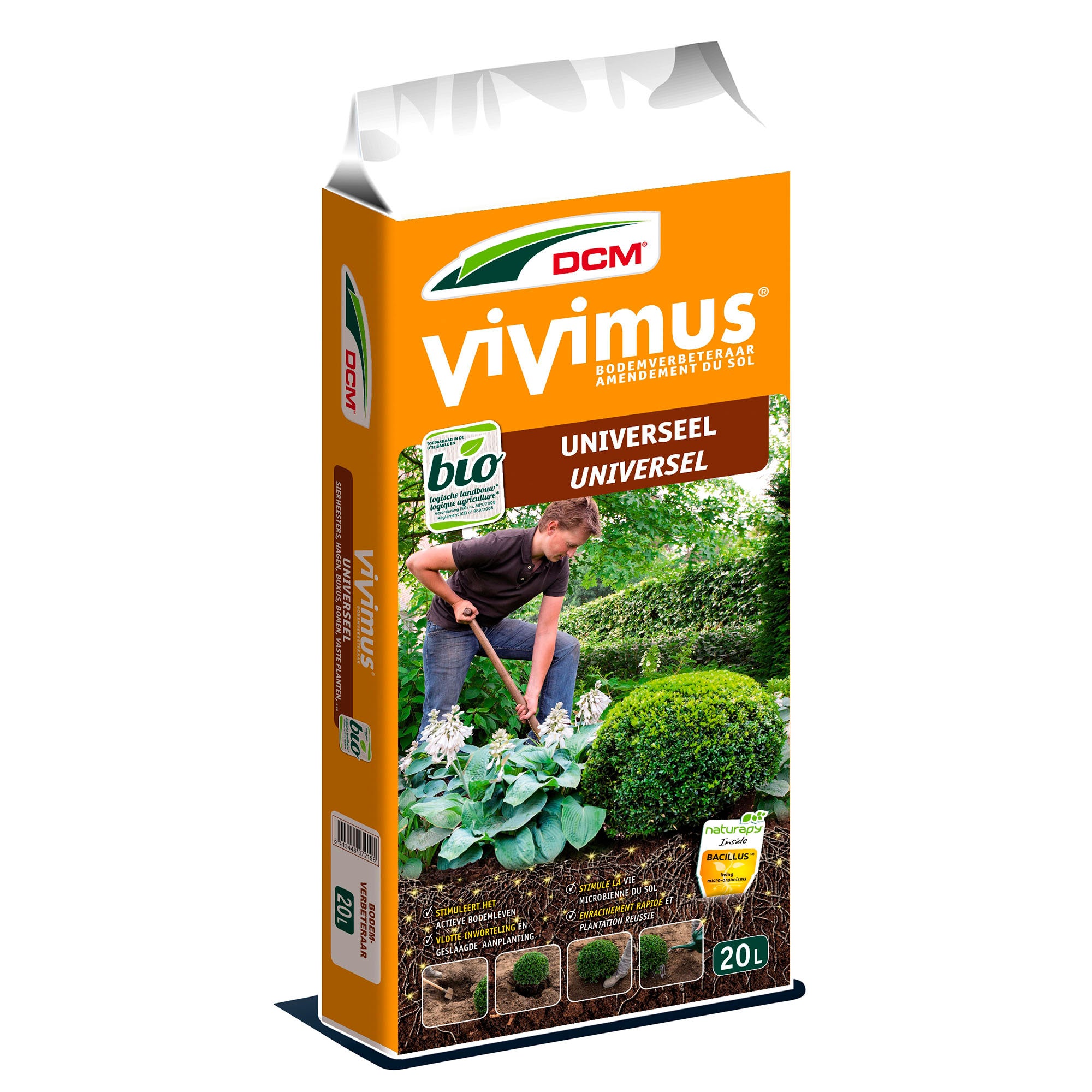 Buy Vivimus All-purpose Soil Improver - Organic 20 litres - DCM | Bakker.com