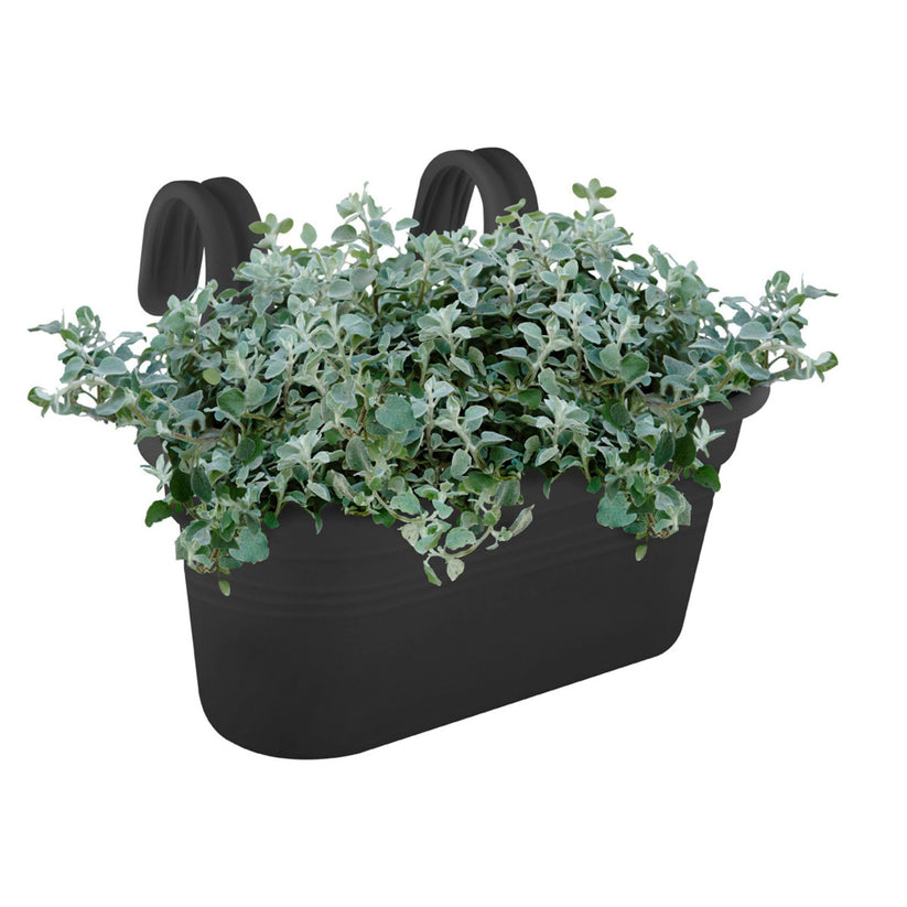 Buy Elho balcony planter Green basics easy hanger large oval black ...